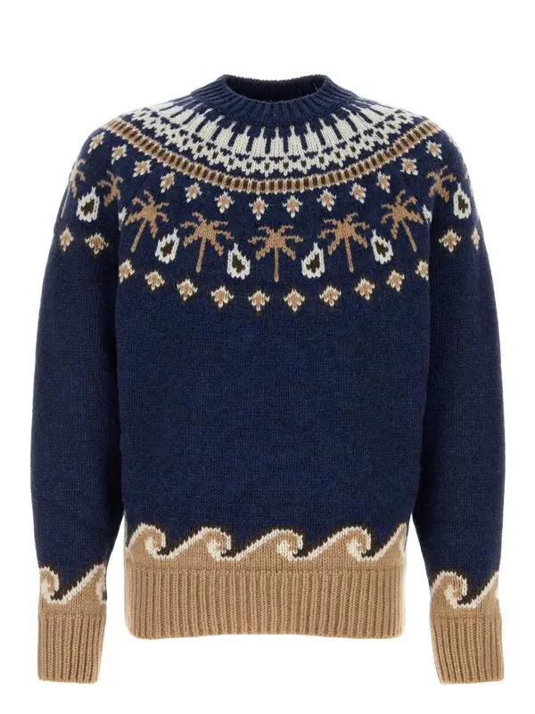 Alanui Embroidered Wool Sweater - Printed