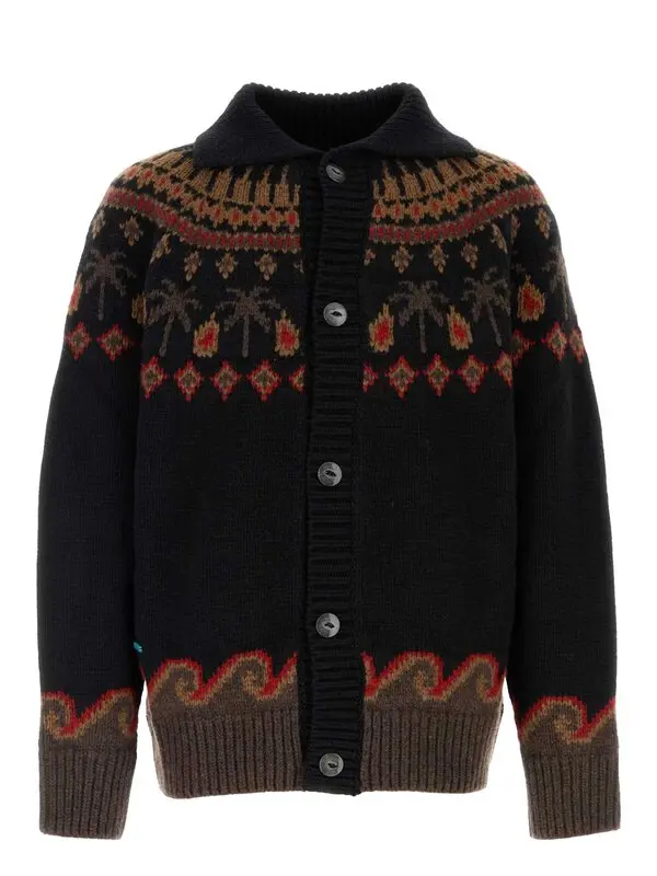 Alanui Embroidered Wool Cardigan - Printed