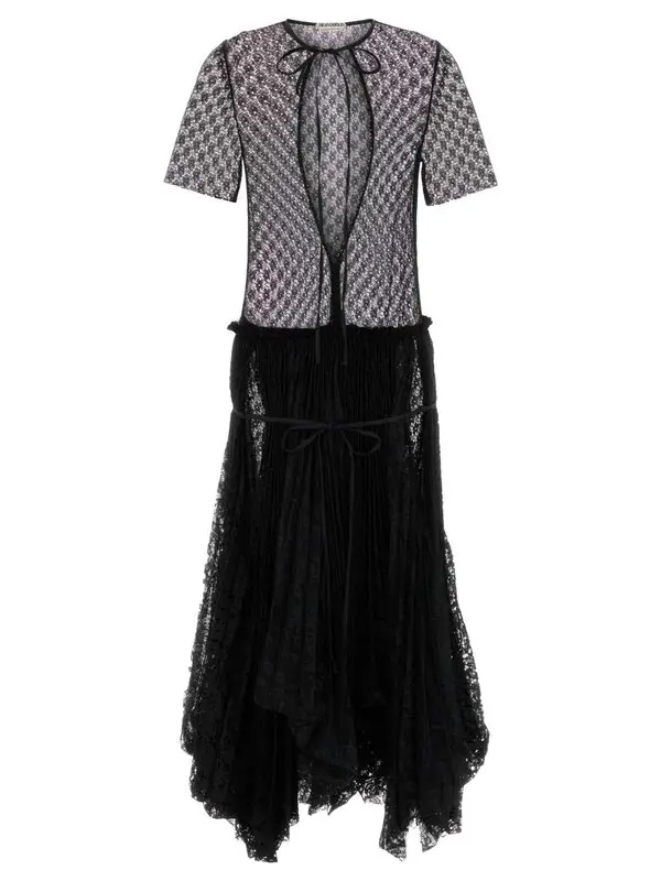 JW Anderson Lace Maxi Dress - Black