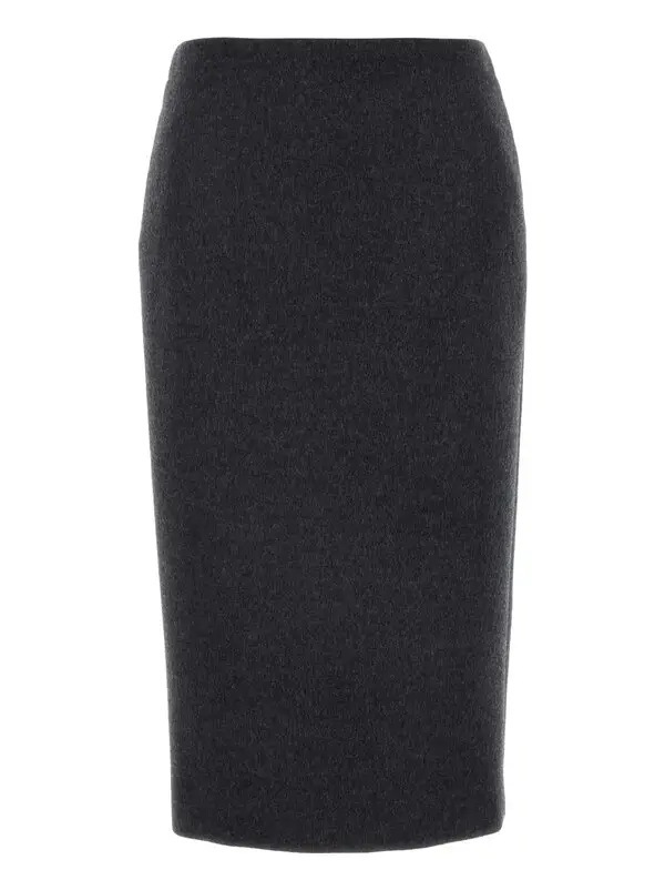 Gucci Wool Blend Skirt - Grey