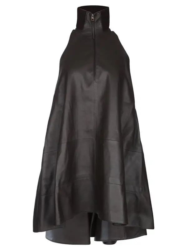 Jacquemus Le Body Triangle" Mini Dress - Darkbrown