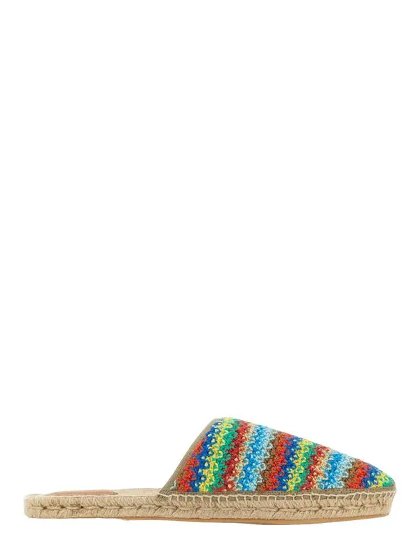 Alanui Crochet Over The Rainbow Espadrilles - Multicoloured