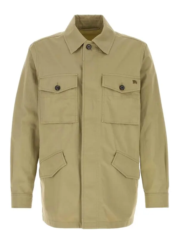 Burberry Cotton Overcoat - Green