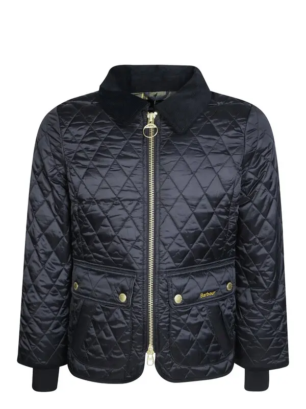 Barbour Fitted Beadnell Quilted Jacket - Nero