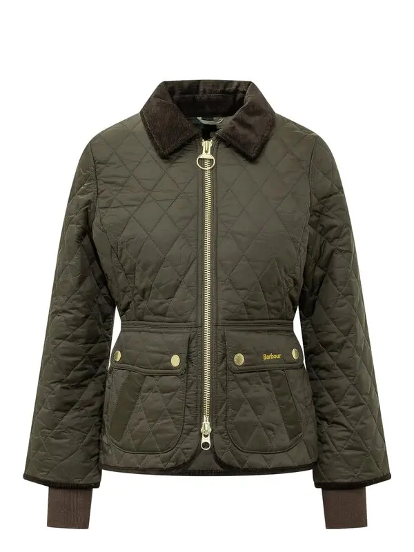 Barbour Fitted Beadnell Quilted Jacket - Sage Ancient