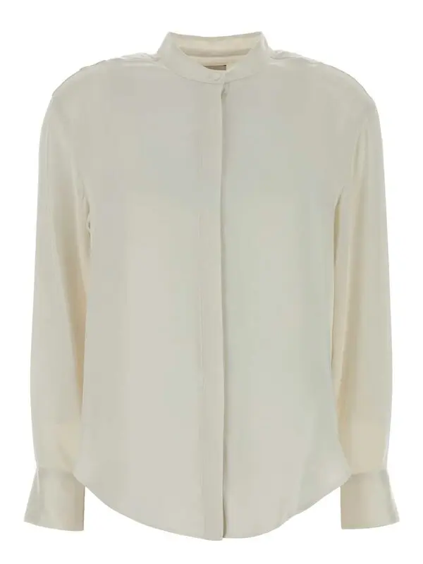 Calvin Klein Satin Shirt - White