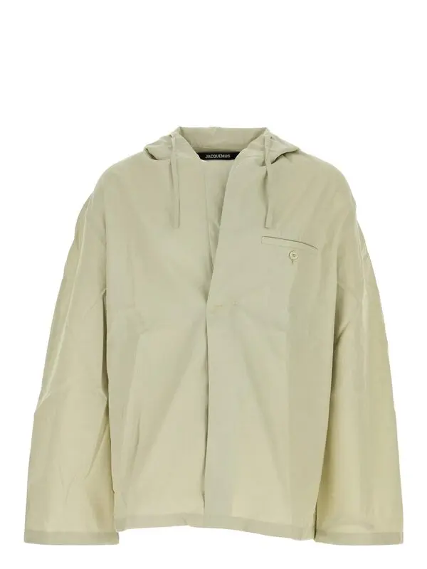 Jacquemus Cotton Marino Blouse - Lightgreen