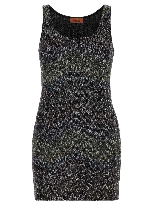 Missoni Embellished Mini Dress - Black