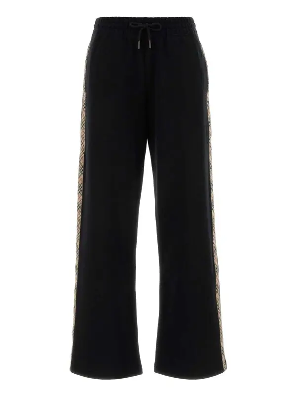 Burberry Cotton Joggers - Black