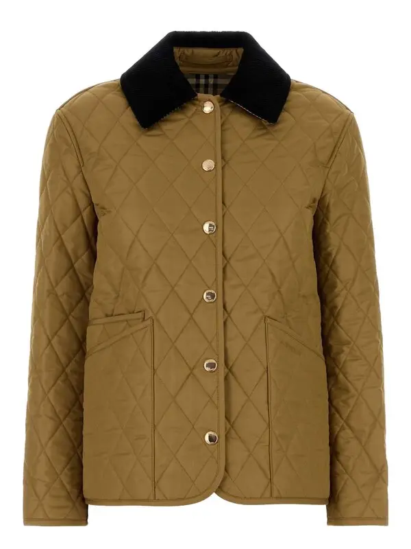 Burberry Quilted Nylon Jacket - Camel