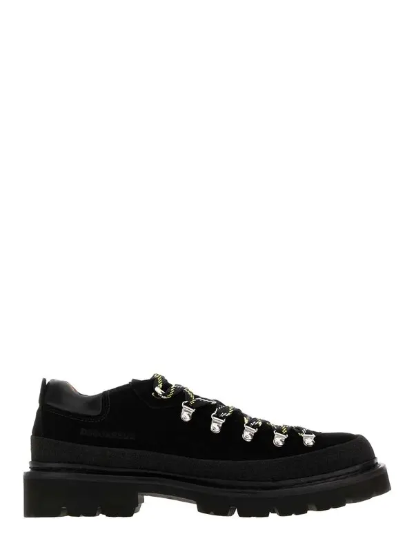 Dsquared2 Suede Lace-up Casual Shoes - Black