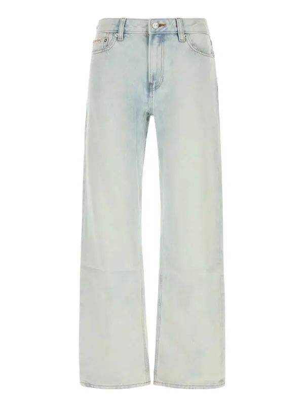Calvin Klein Wide Leg Denim Jeans - Light Blue