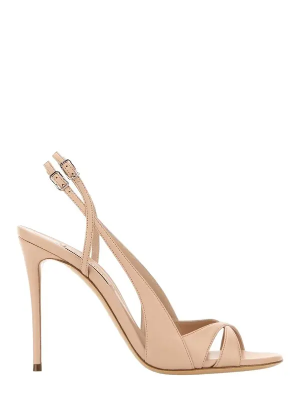 Casadei Leather Sandals 10.5 Cm Heels 10.5 Cm Heel Height - Pink