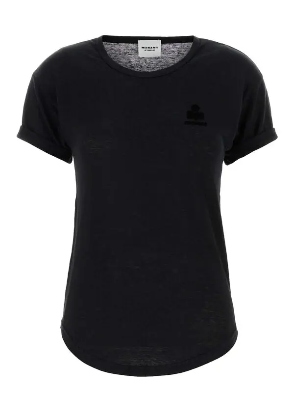Isabel Marant Étoile Linen T-shirt - Black