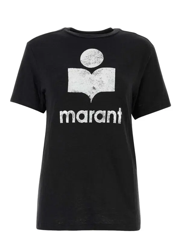 Isabel Marant Étoile Linen T-shirt - Black