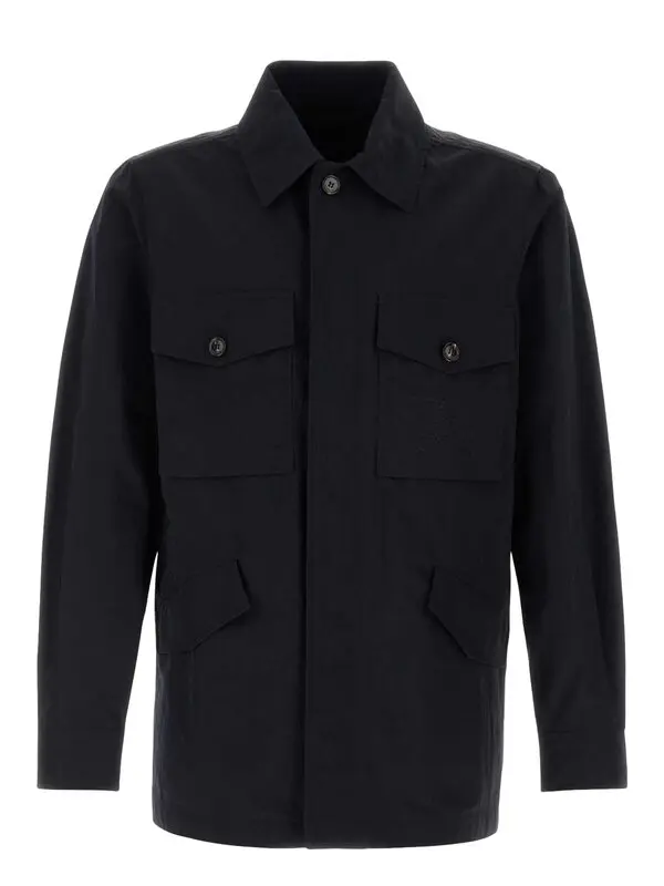 Burberry 100% Nylon Classic Jacket - Blue