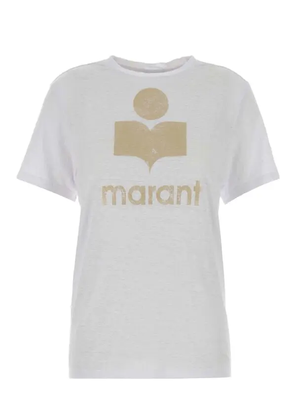 Isabel Marant Étoile Linen Zewel T-shirt - White