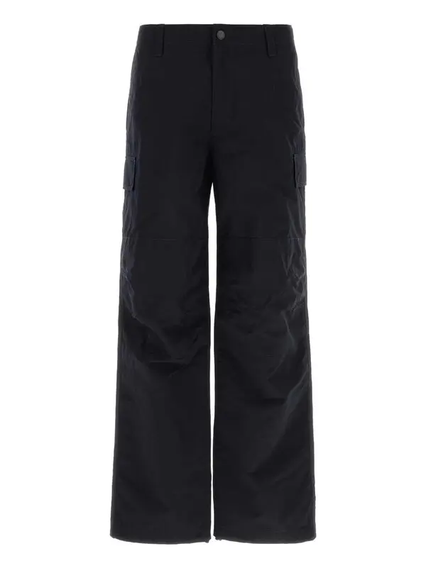 Burberry Nylon Cargo Pants - Blue