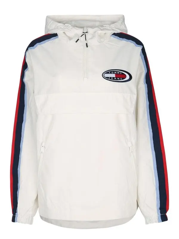 Tommy Hilfiger Recycled Nylon Utility Denim Jacket - Ancientwhite