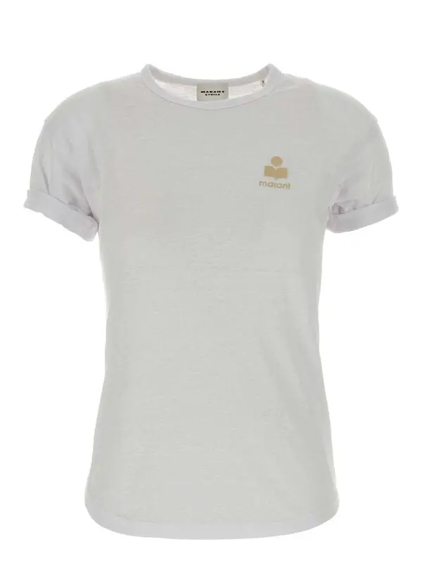 Isabel Marant Étoile Koldia Linen T-shirt - White