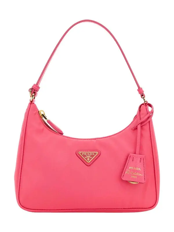 Prada Re-nylon Shoulder Handbag - Pink