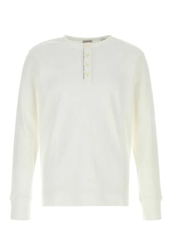 Burberry Stretch Cotton T-shirt - White