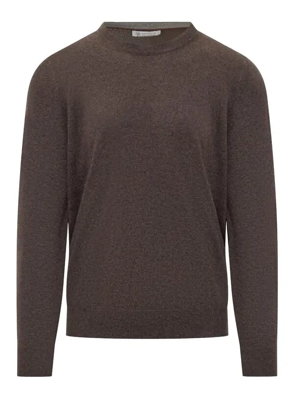 Brunello Cucinelli Cashmere Crewneck Sweater - Moro