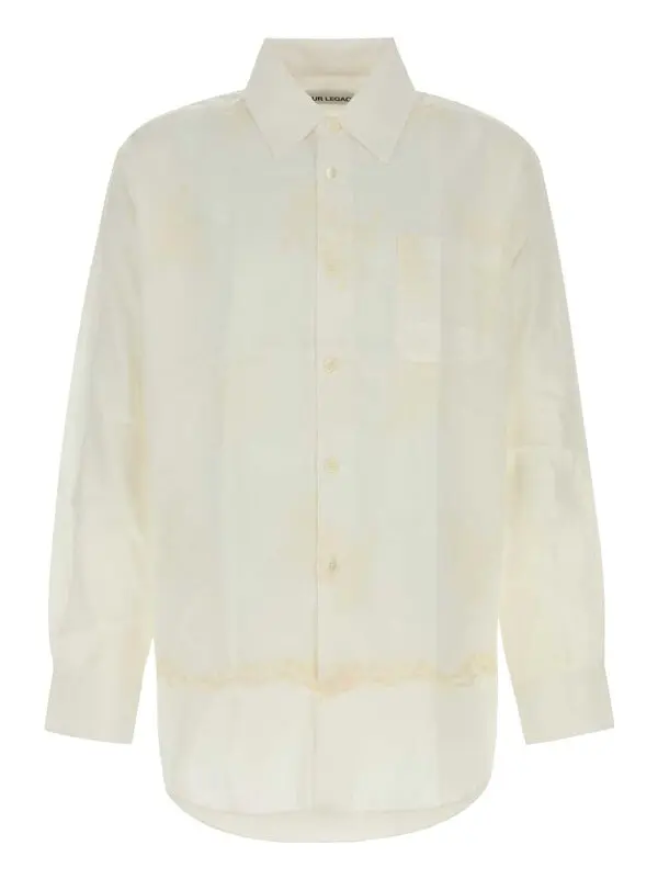 Our Legacy Oversized Cotton Shirt - White