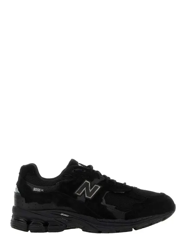 NEW BALANCE 2002dx "protection Pack" Suede And Mesh Sneakers - Black