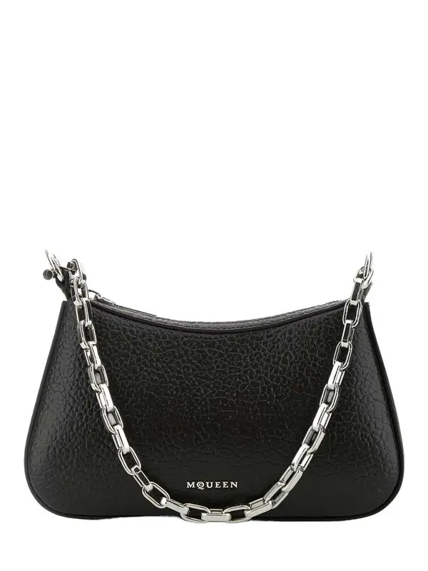 Alexander McQueen Mini T-bar Handbag - Black