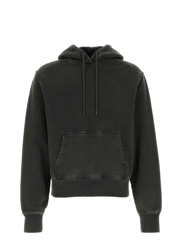 ENTIRE STUDIOS Hoodie With Crewneck And Drawstring Hood - Black