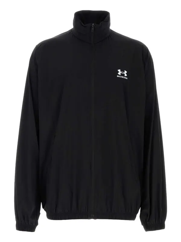 Balenciaga X Under Armour Zip-up Stretch Nylon Jacket - Black