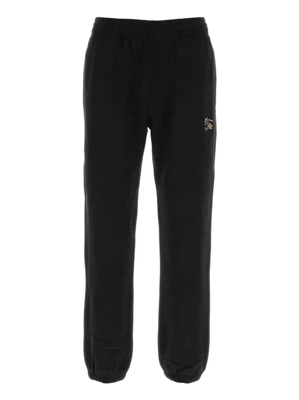 Burberry Cotton Jogger Pants - Black