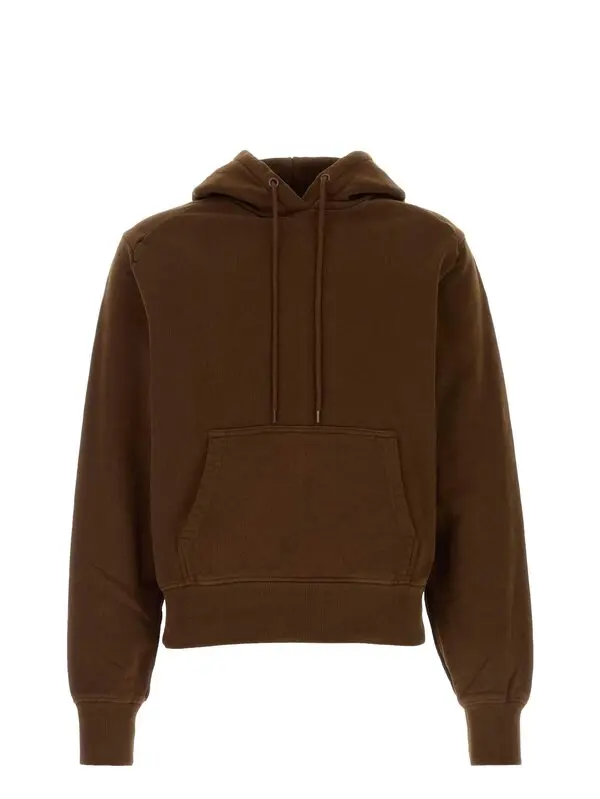 ENTIRE STUDIOS Chocolate Cotton Sweatshirt - Brown