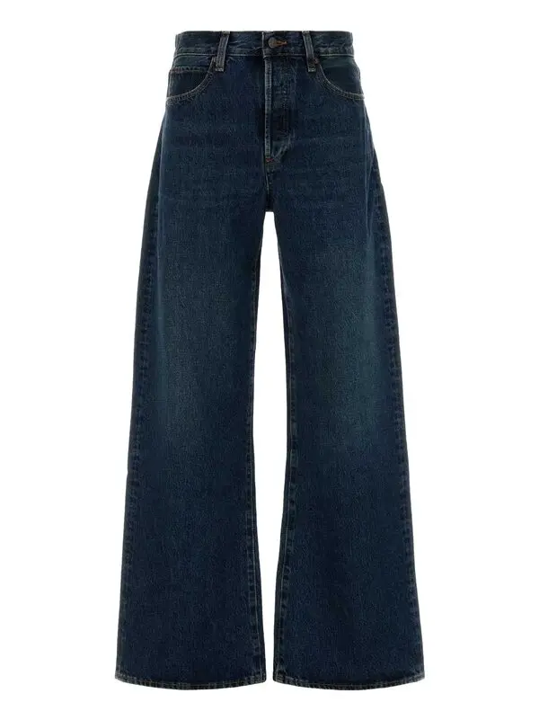 FRAME Loose-fit Recycled Cotton Denim Jeans - Blue