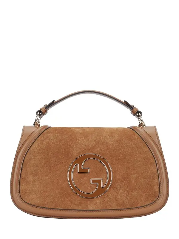 Gucci Suede Mini Handbag With Blondie Dafne Silhouette - Cudafnecudafcud