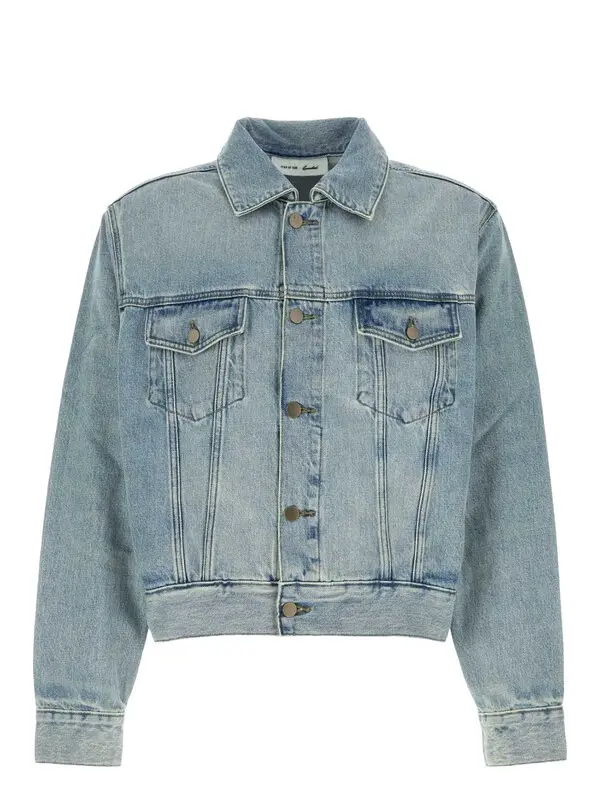 Fear Of God Lightweight Denim Jacket - Light Blue