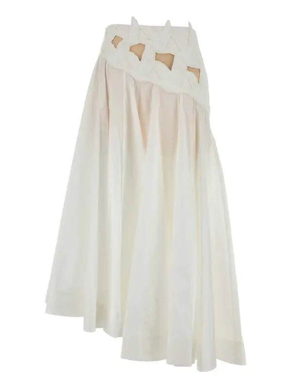 Zimmermann Poplin Luna Mini Skirt - White