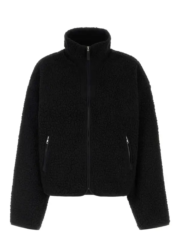 ENTIRE STUDIOS Recycled Wool-blend Teddy Jacket - Black