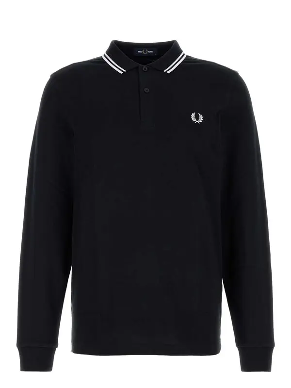 Fred Perry Piqué Polo Shirt - Blue