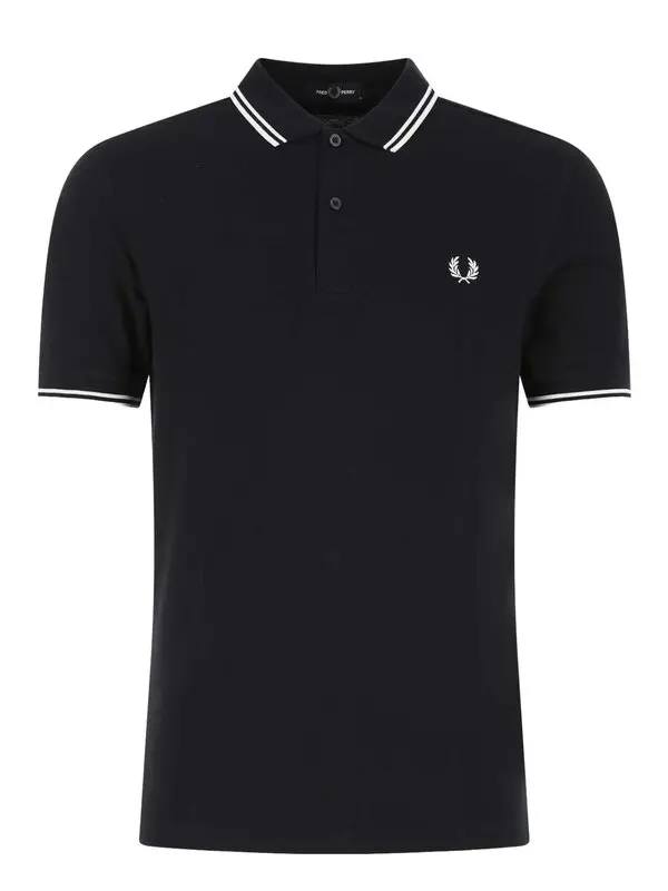 Fred Perry Piqué Polo Shirt - Blue