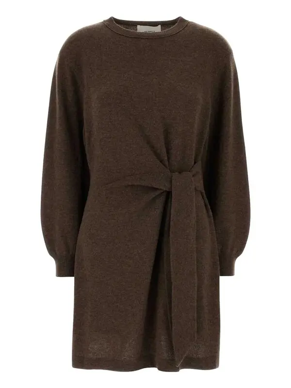 LISA YANG Gabrielle Cashmere Sweater Dress - Brown