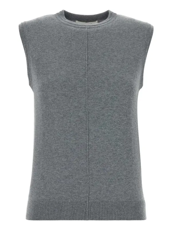 LISA YANG Agna Cotton-cashmere Vest - Grey