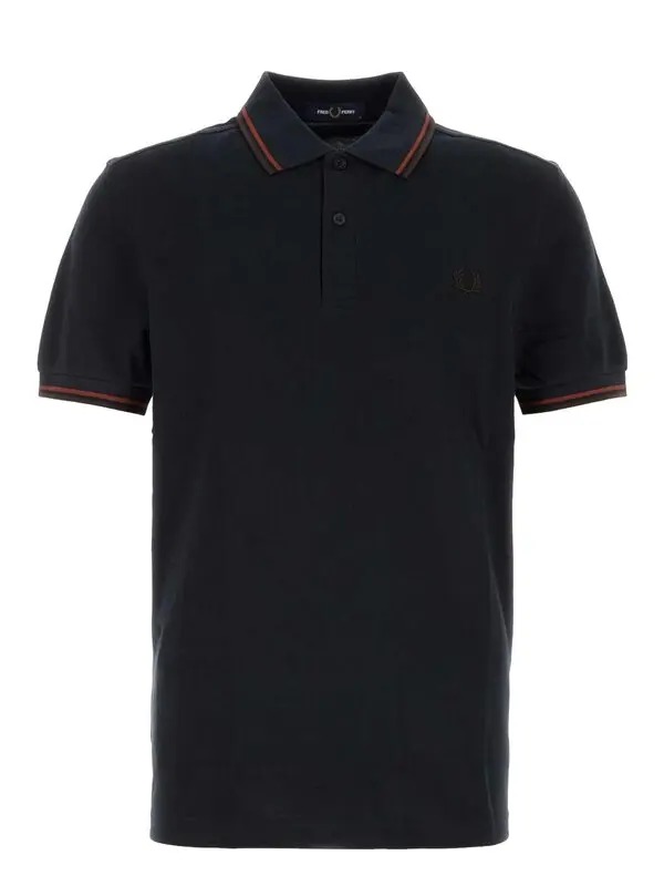 Fred Perry Piqué Polo Shirt - Blue
