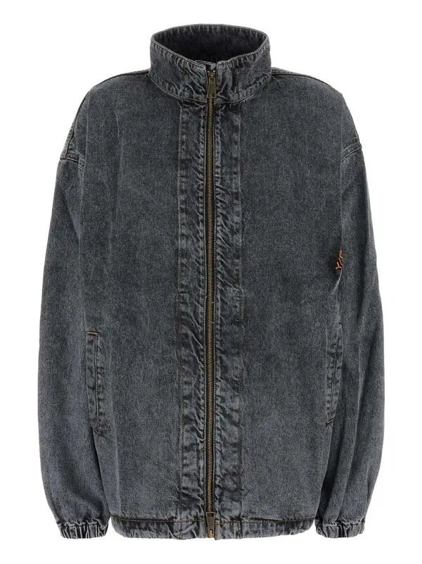 Y/project Organic Cotton Denim Jacket - Black