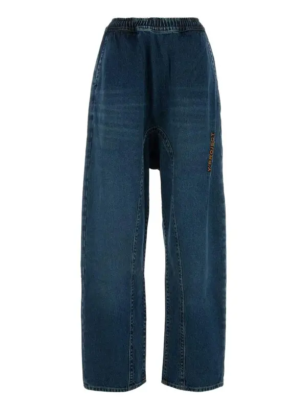 Y/project Organic Cotton Denim Jeans - Blue
