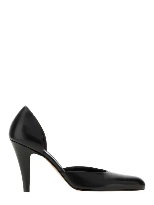 THE ROW Ornella Leather Pumps With 10 Cm Heel - Black