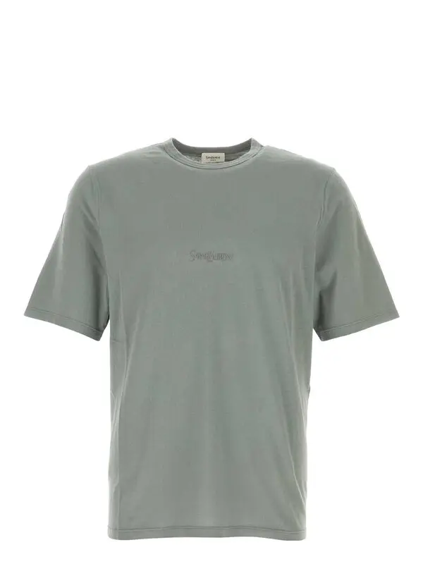 Saint Laurent Cotton T-shirt For - Green