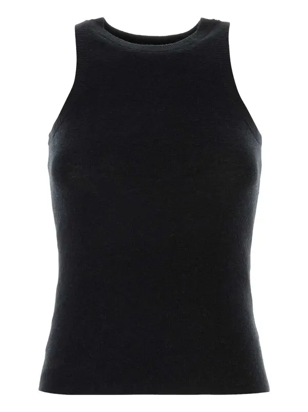 Co Cashmere Tank Top - Black