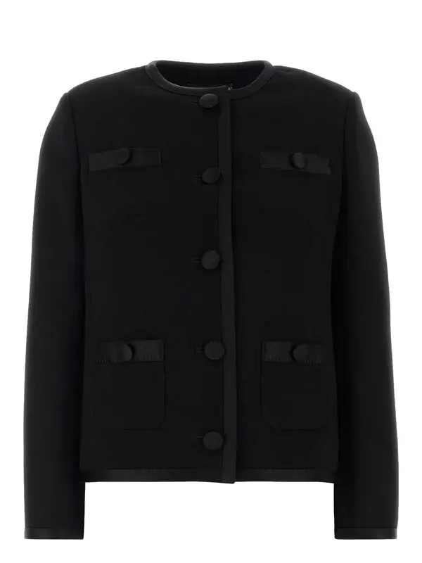 Dolce & Gabbana Wool-blend Blazer - Black